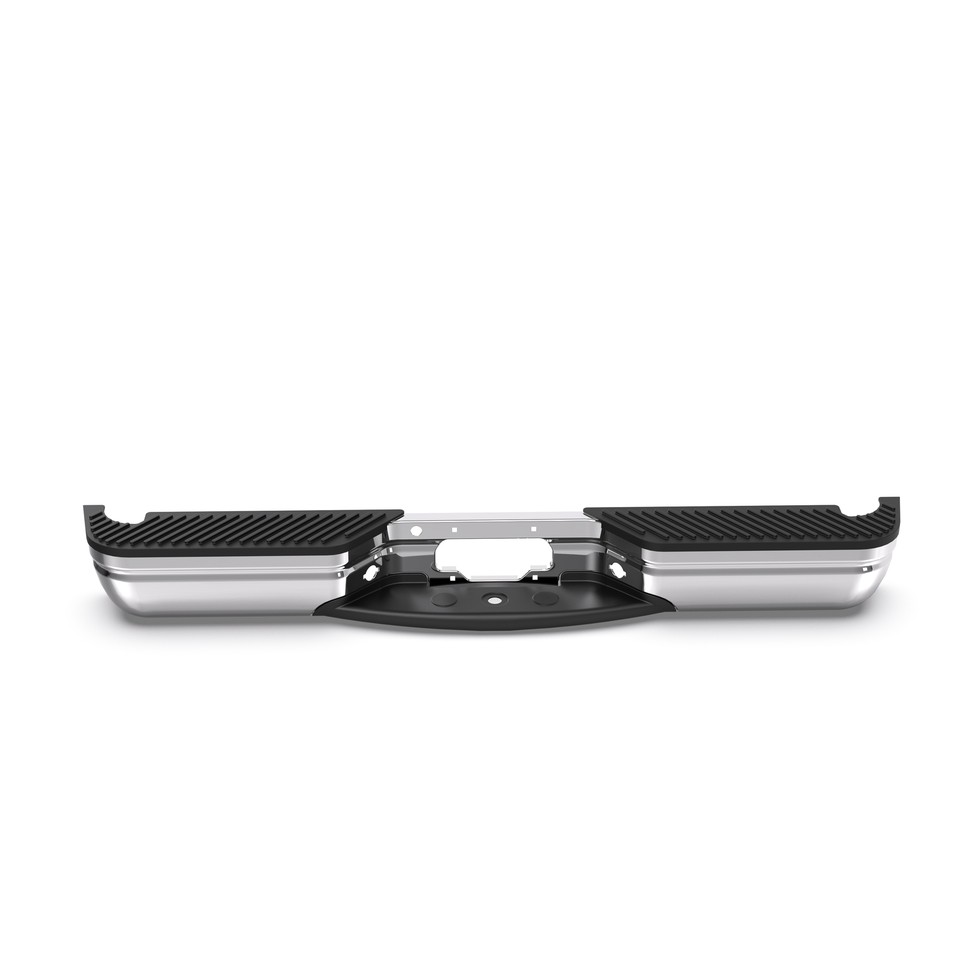 Chrome Rear Bumper For 1997-2004 Ford F150 StyleSide 1997-1999 F250 ...