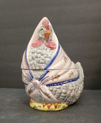 Vintage Rooster Tastesetters By Sigma Tureen Ovenware Portugal. NICE ...