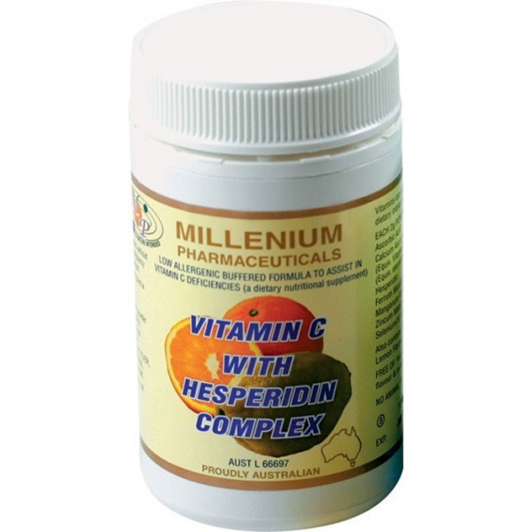 MILLENIUM PHARMACEUTICALS VITAMIN C WITH HESPERIDAN COMPLEX 200GM ...