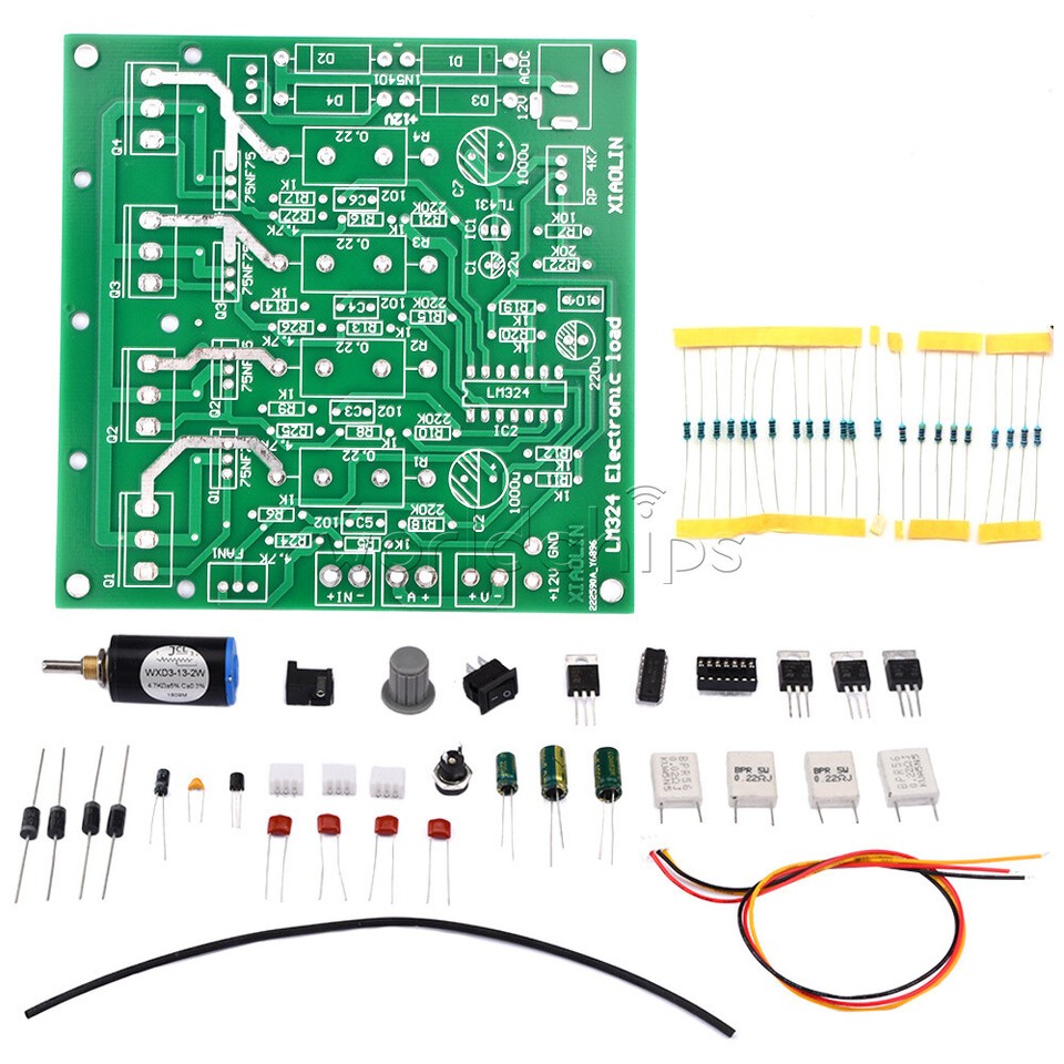 Electronic Load Test Board Kit Constant Current Discharge 150W 15V 10A ...