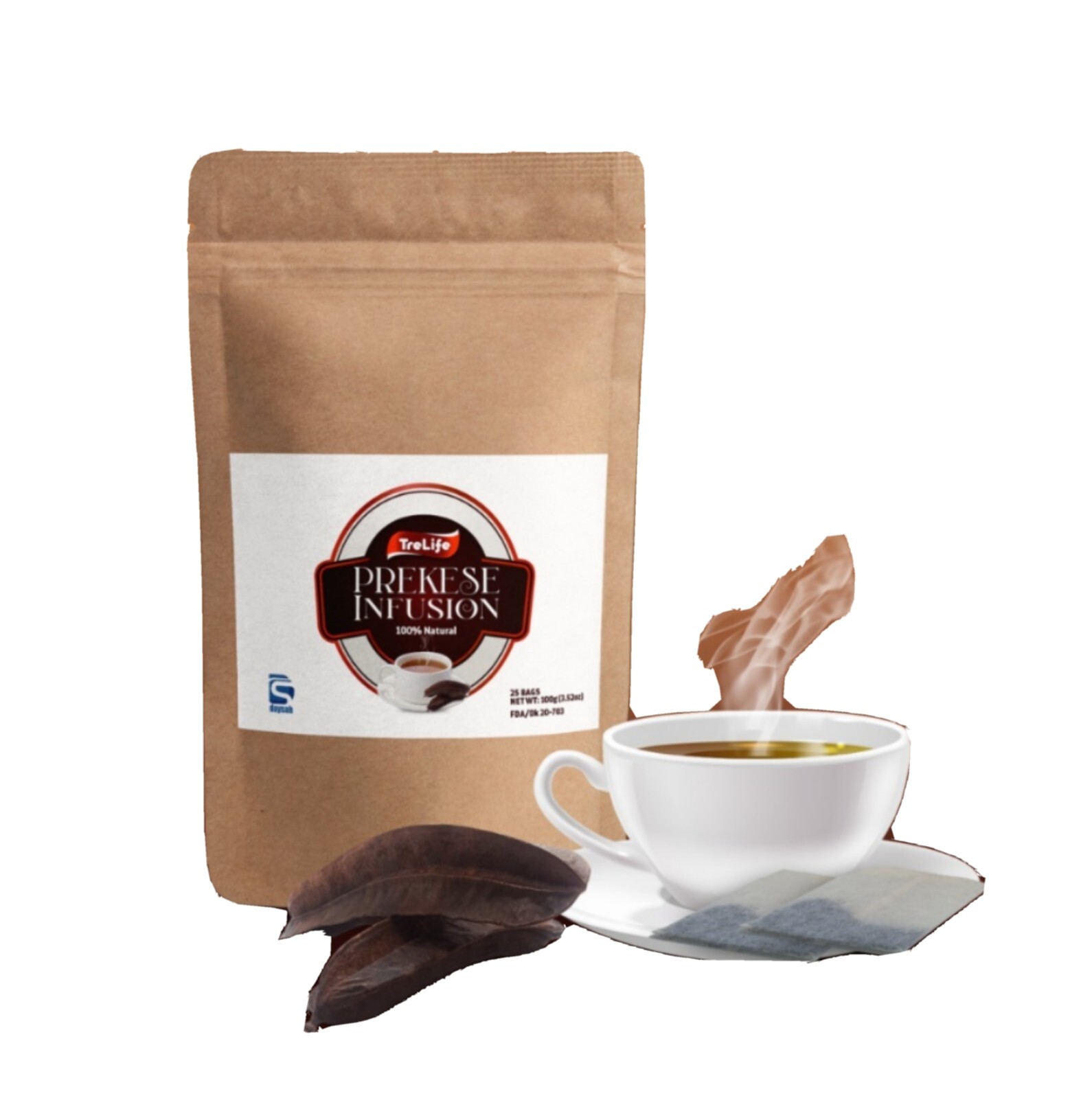 2 PACKS OF 100% PREKESE INFUSION TEA/ ADIAN FRUIT TEA (25 BAGS)GHANA | eBay