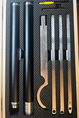 8pcs Carbide Tipped Wood Lathe Turning Tools Woodturning Tool Set ...