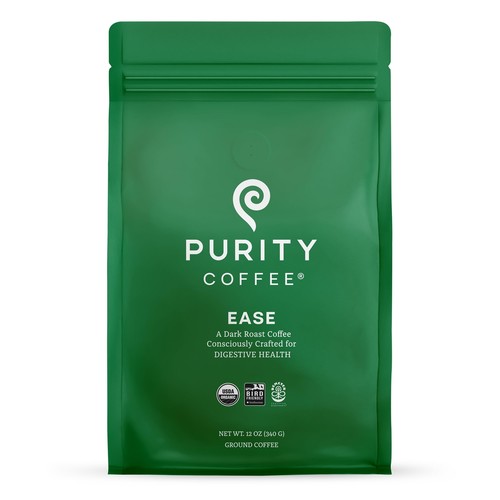Purity Coffee EASE Dark Roast Ground Coffee for Low Acidity - USDA Organic an... 850005169253| eBay