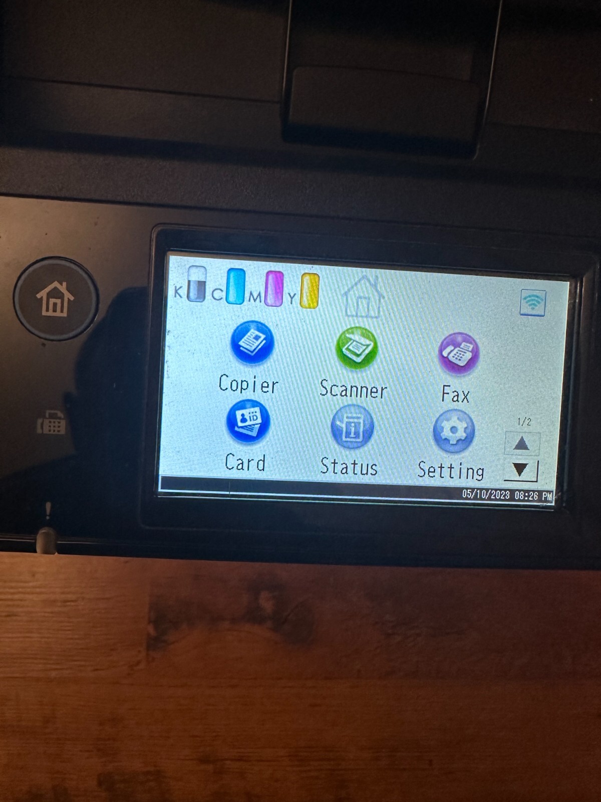 Ricoh SP C262sfnw Color MFP Laser Printer 1800 Pages W/ Toner for sale ...