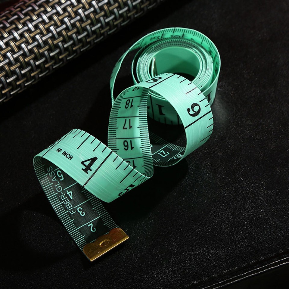 60" Body Measuring Ruler Sewing Tailor Tape Measure Centimeter Meter ...