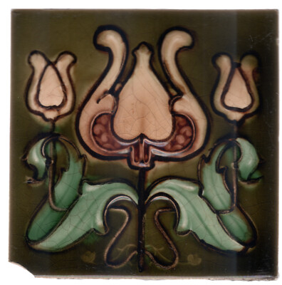 Tiles - Art Nouveau Tile By Henry Richards