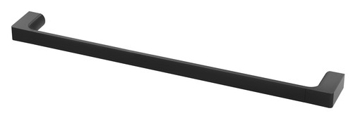 Phoenix Tapware GS804 MB Gloss Single Towel Rail 600mm (Matte Black ...