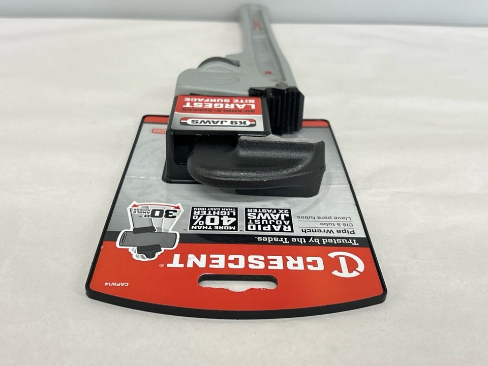Crescent Pipe Wrench 14-in Individual Hand Tool Aluminum K9 Jaw Long 2 ...