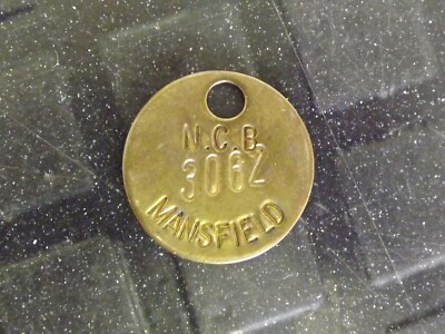N.C.B MANSFIELD Pit Check Tally Mining Colliery Mine 3062 | eBay UK