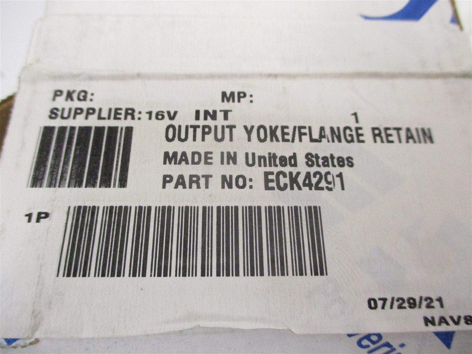 Eaton Output Yoke Flange Retainer K-4291 for sale online | eBay