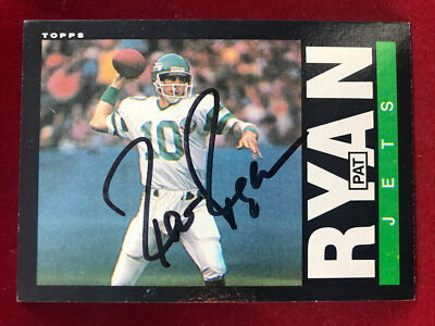 Pat Ryan -Tennessee Vols- New York Jets Autographed Card | eBay