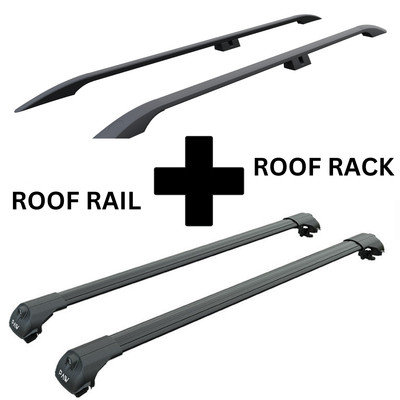 For Volkswagen Multivan 2015-22 Roof Side Rail and Roof Rack Cross Bar ...