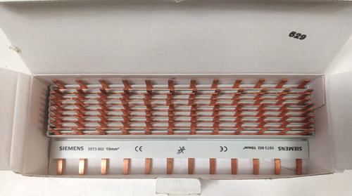 10x Siemens 5ST3 602 Sammelschienen 12 Anschlüsse Schiene Sammelschiene ...