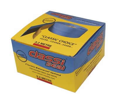 CLASSI SEAL Flexible Waterproof Upstand 3.2m (for sealing showers ...