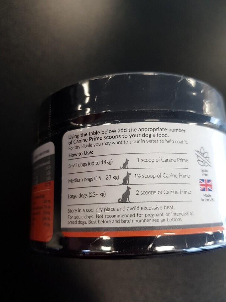 NEW SEALED Canine Prime Your Pet Nutrition advanced nutritional dog ...