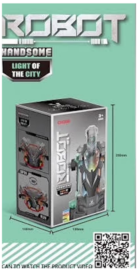 Robot To Car Transforming Light Up Spinning Toy with Music toy boys ...