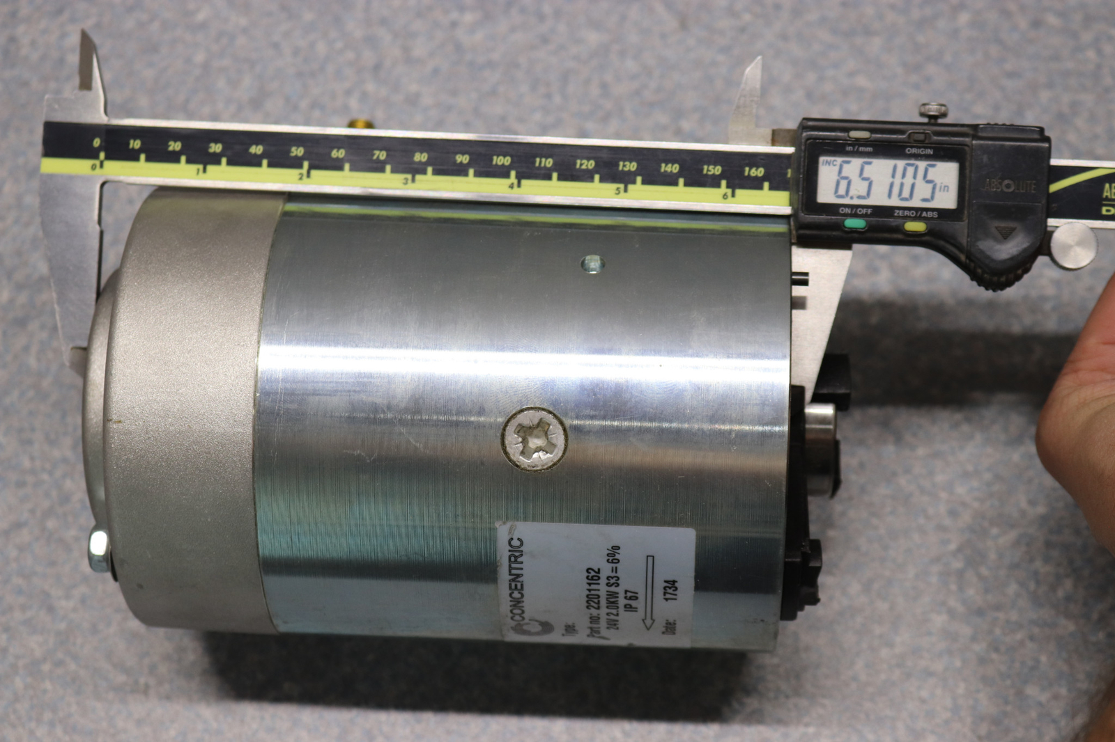 Concentric 24V 2kW Slotted Shaft Electric Pump CCW Hydraulic Power Pack ...