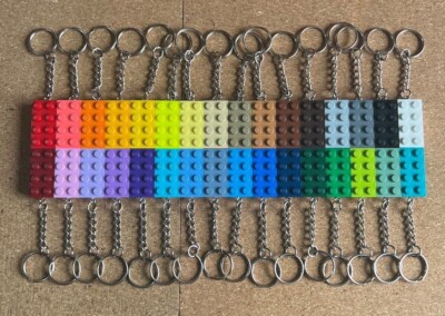 Brick Keyring's Key Chains Custom Made with Genuine and compatible LEGO ...
