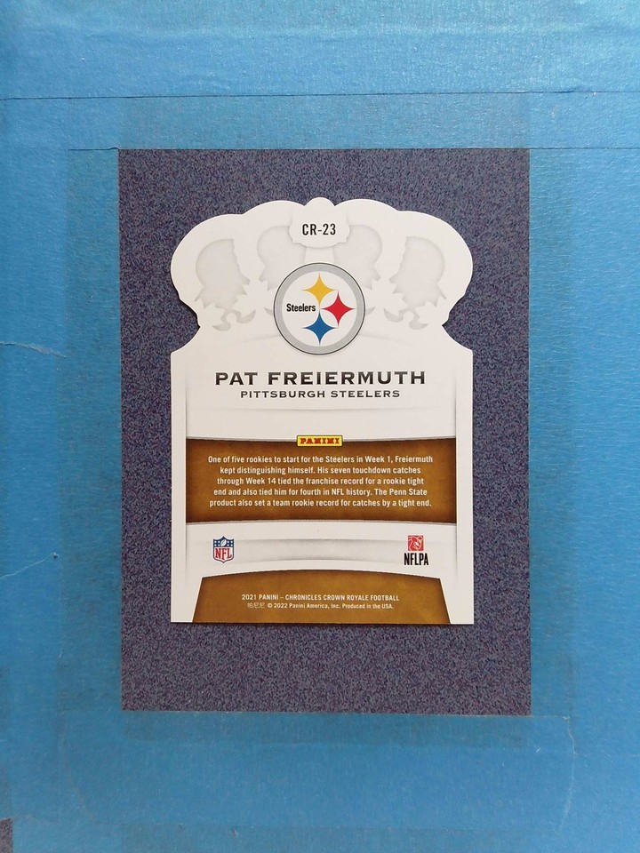 2021 Crown Royale PAT FREIERMUTH RC #CR-23 Pittsburgh Steelers ~SR33 | eBay