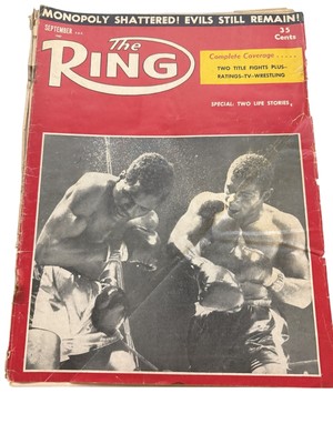 The Ring Magazine September 1957 Edition Collectible Vintage Boxing ...