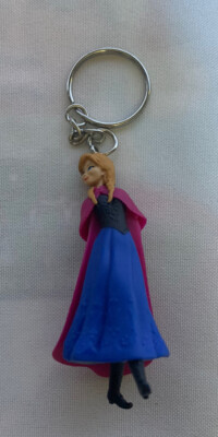 Disney Frozen Princess Anna Key Chain Sz 2.5" | eBay