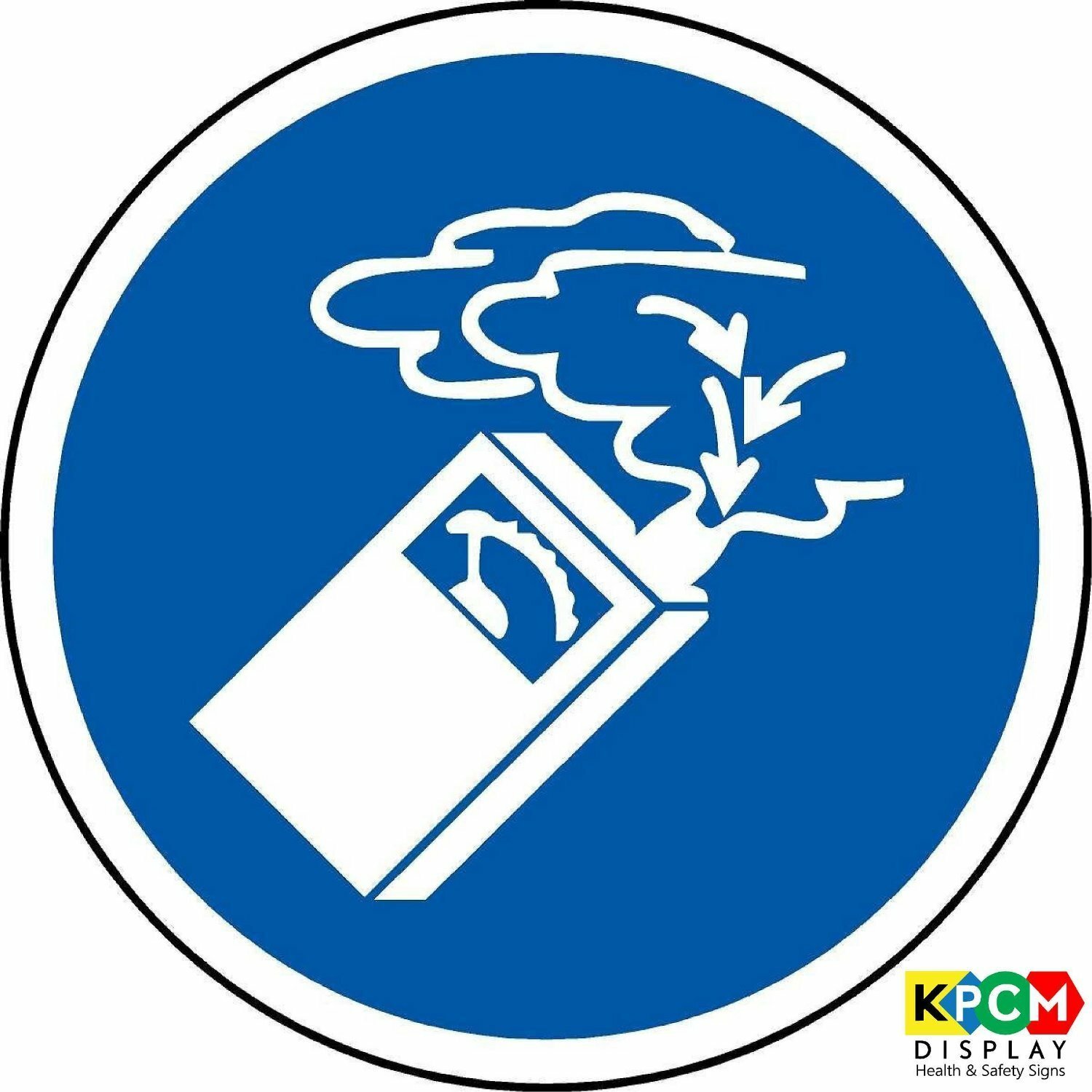 ISO Safety Label Sign - International Use gas detector Symbol | eBay