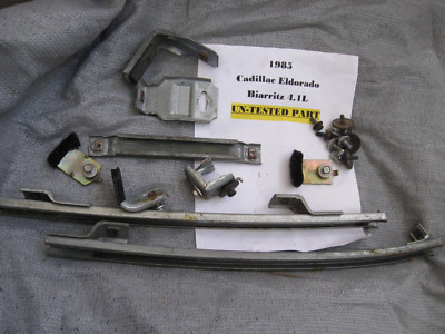 RH FRONT WINDOW TRACK SET 1979-1985 Cadillac ELDORADO RIVIERA TORONADO ...