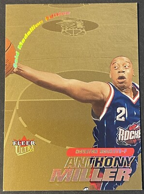 2000-01 Ultra Gold Medallion Houston Rockets Basketball Card #85 ...