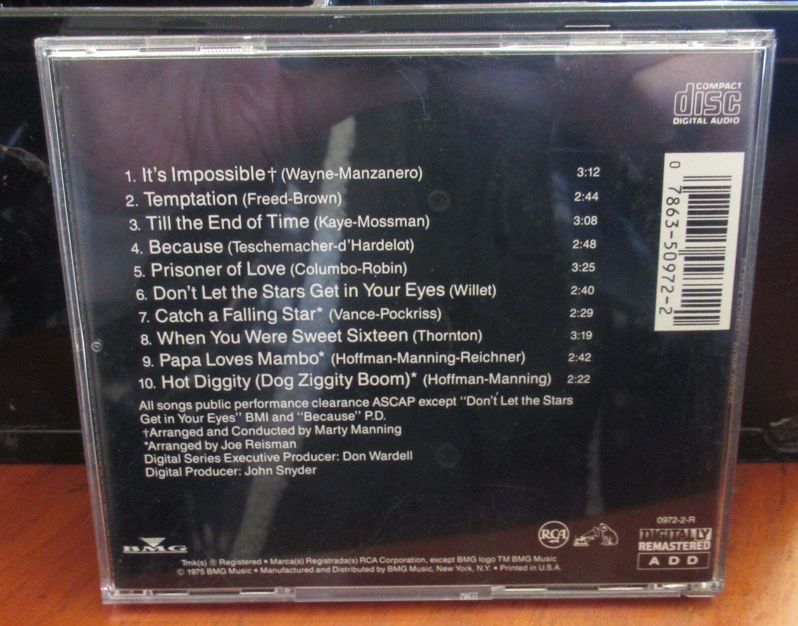 "Perry Como - Pure Gold" - CD | eBay