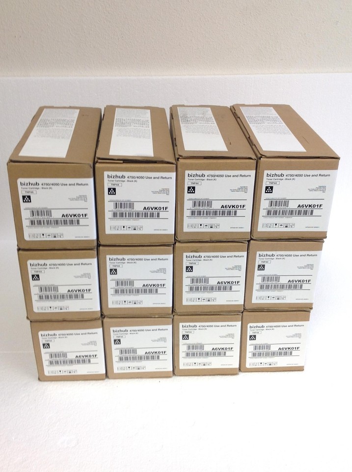 NEW Konica Minolta TNP44 A6VK01F Black Toner For Bizhub 4750 4050, FREE ...