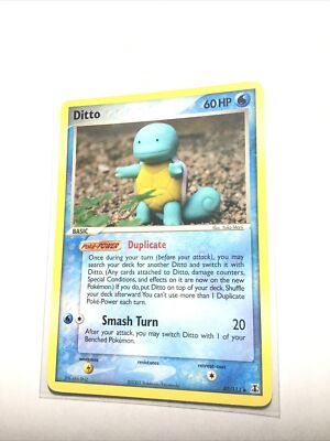 DITTO - 40/113 - EX Delta Species - Pokemon Card - NM | eBay