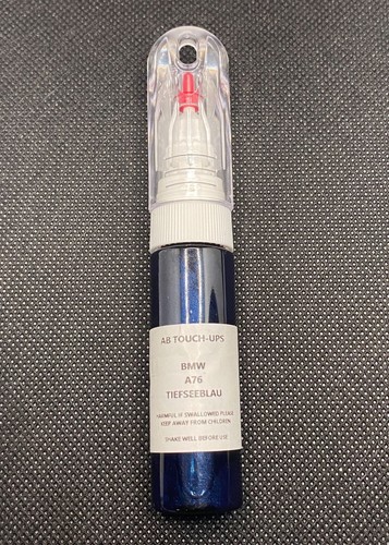 BMW A76 DEEP SEA BLUE PAINT TOUCH UP PEN/BRUSH FOR SCRATCH CHIP REPAIR ...