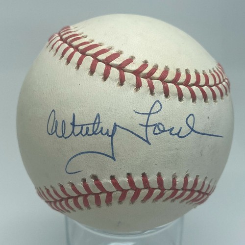 Whitey Ford Single Signed Baseball Autographed AUTO JSA LOA NY Yankees ...