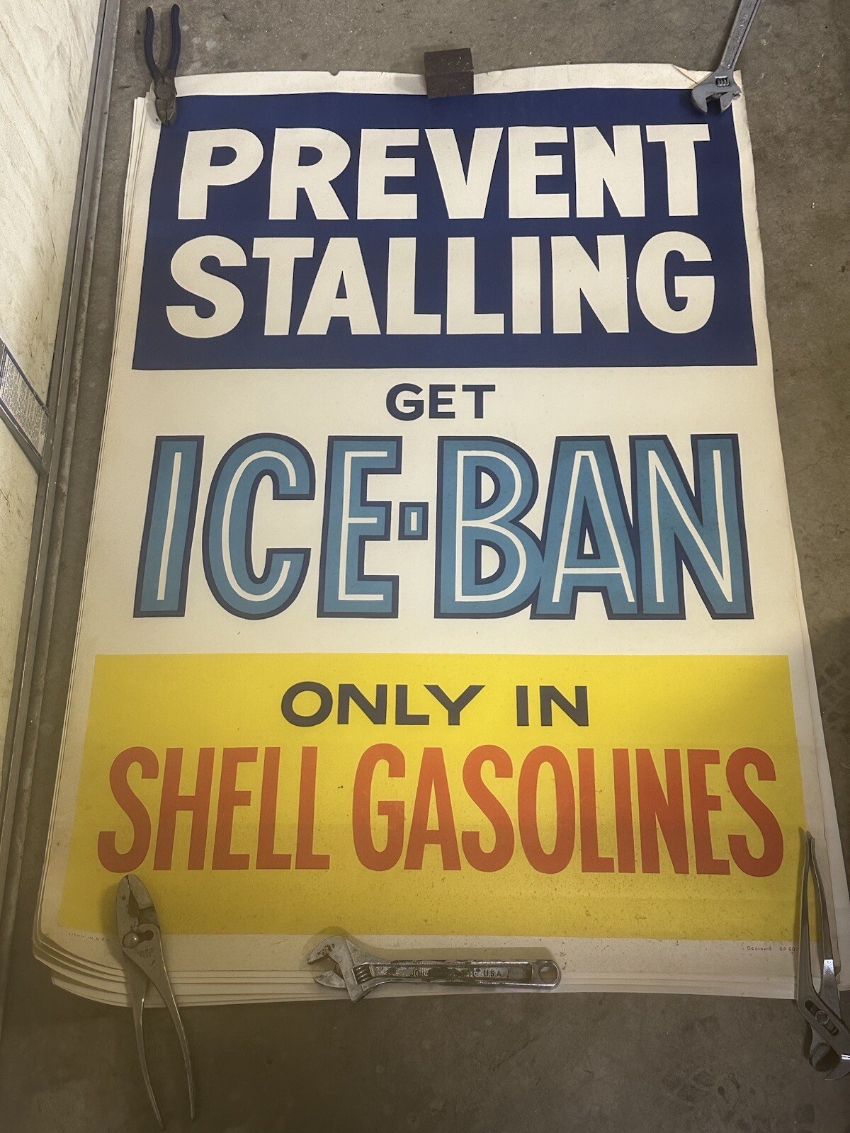 Vintage 1960s Shell Gas Station Advertising Posters. Set Of 3 ...