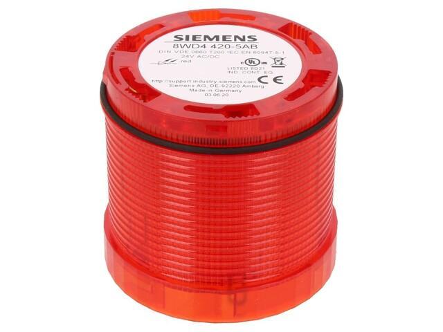 8WD4420-5AB Signalgeber Licht LED rot UStrom 24VDC UStrom 24VAC IP65 ...