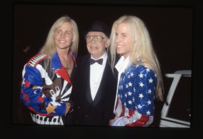 Nelson rock duo Matthew and Gunnar with Milton Berle Original 35mm ...