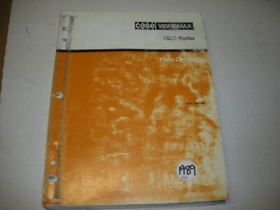 case 752B ROLLER parts book/manual | eBay