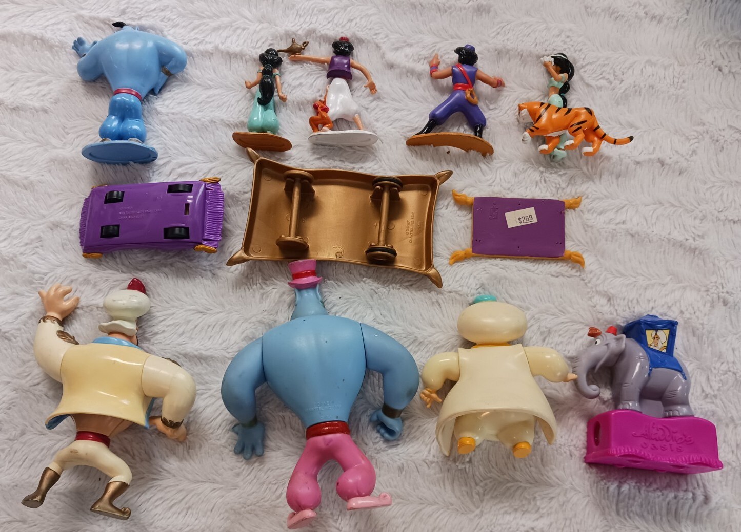 Disney Aladdin Figures Lot of 12 Vintage 1990s PVC Toys Action Figures ...