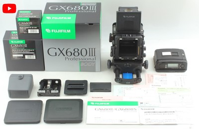 [Unused] Fuji Film GX680III 6x8 Mediun Format Camera + Holder Cassete ...