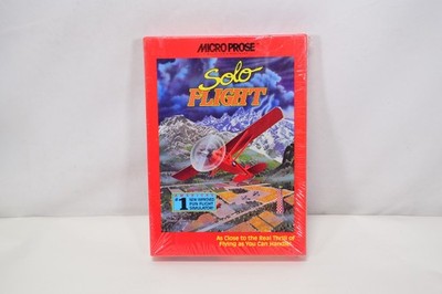 Solo Flight Micro Prose Flight Sim Computer Game Commodore SEALED | eBay