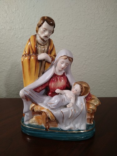 Art Japan Holy Family Nativity Jesus Mary Joseph Ceramic / Porcelain | eBay