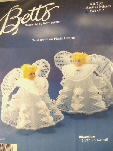 Betts Plastic Canvas Celestial Misses Kit 709 Angels | eBay