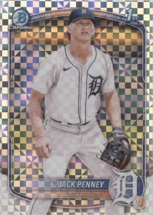 2025 Bowman - Chrome Prospects Jack Penney #BCP-60 X-Fractor (RC) for ...