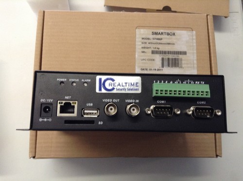 IC Realtime IV1000P SmartBox Text Inserter/Overlay CCTV Video HD DVR ...