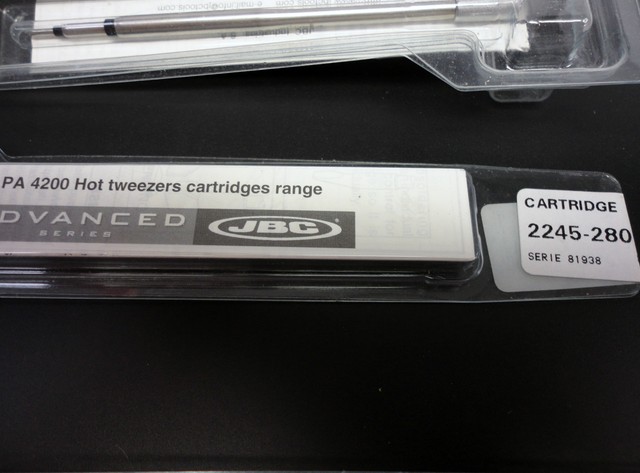 Soldering Cartridge 2245-280 JBC PA 4200 Hot Tweezers De-soldering Tip ...