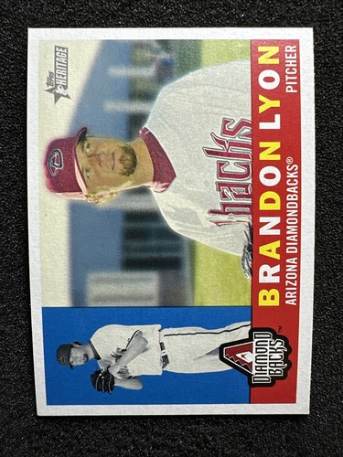 BRANDON LYON #254 2009 Topps Heritage Arizona Diamondbacks QTY | eBay