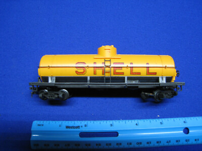 HO Scale Tyco Shell Oil Tank Car - Freight Train | eBay