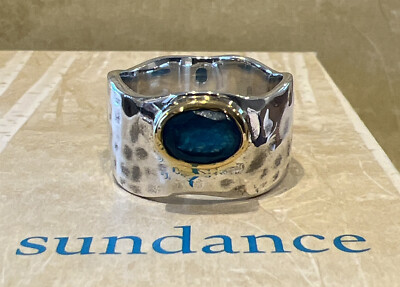 NWT Sundance Catalog Silver Gold “Lakeview Ring” Size 7.5-8 $158 | eBay