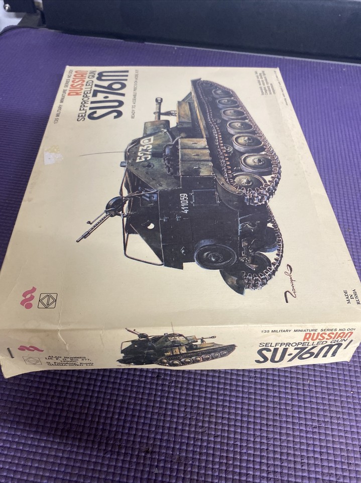 1/35 Alan AA Su-76M Russian Self Propelled Gun Howitzer Tank Plastic ...