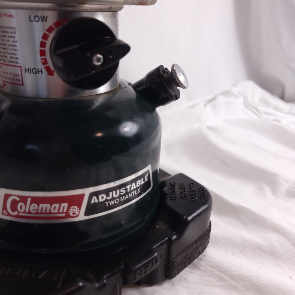 Vintage 1992 Coleman 288A Lantern & Green Carrying Case Made In USA APR ...